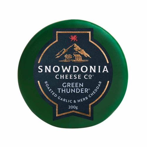 Blas ar Fwyd Website - Snowdonia Cheese, Green Thunder, Herb Cheese