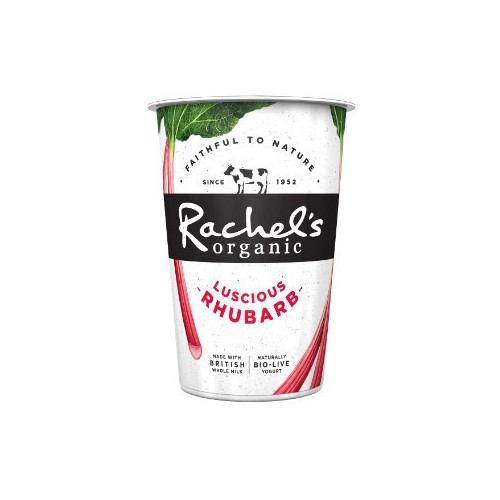 Rachel's Organic Greek Style Rhubarb Yogurt 450g Pot