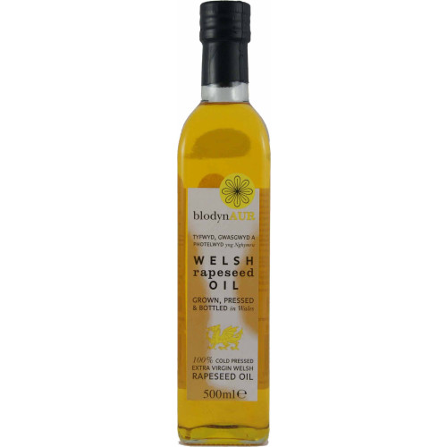 Blas ar Fwyd Website - Blodyn Aur, Welsh Rapeseed Oil 500ml