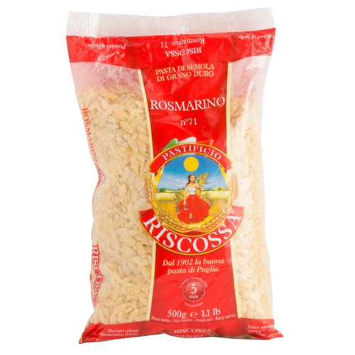 Blas ar Fwyd Website - Riscossa, Pasta Rosmarino Orzo Rice shapes for ...