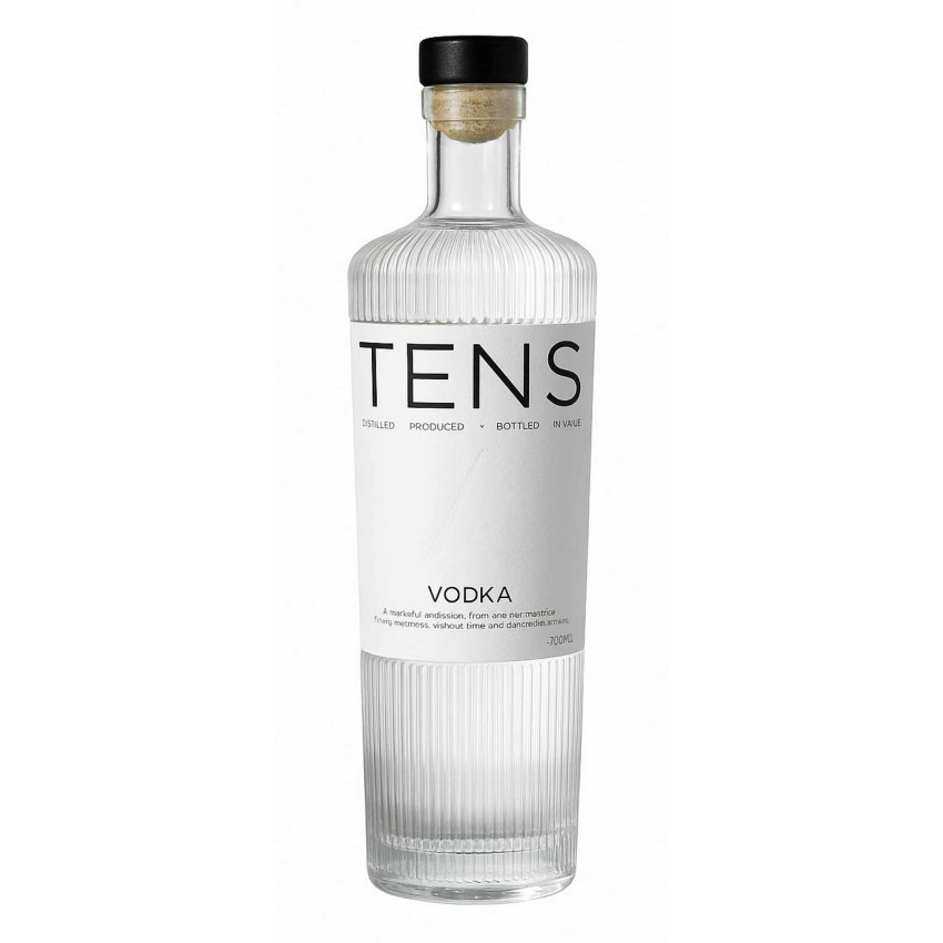 Blas ar Fwyd Website - Tens, Premium Welsh Vodka, 40.0%, 70cl