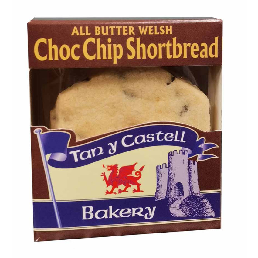 Blas ar Fwyd Website - Tan Y Castell, Chocolate Chip Shortbread, 160g