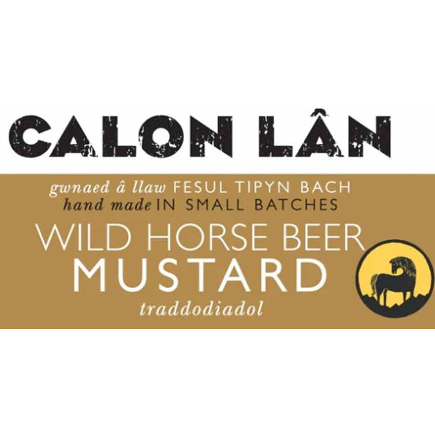 Blas ar Fwyd Website - Calon Lan, Wild Horse Beer Mustard, 170g Jar