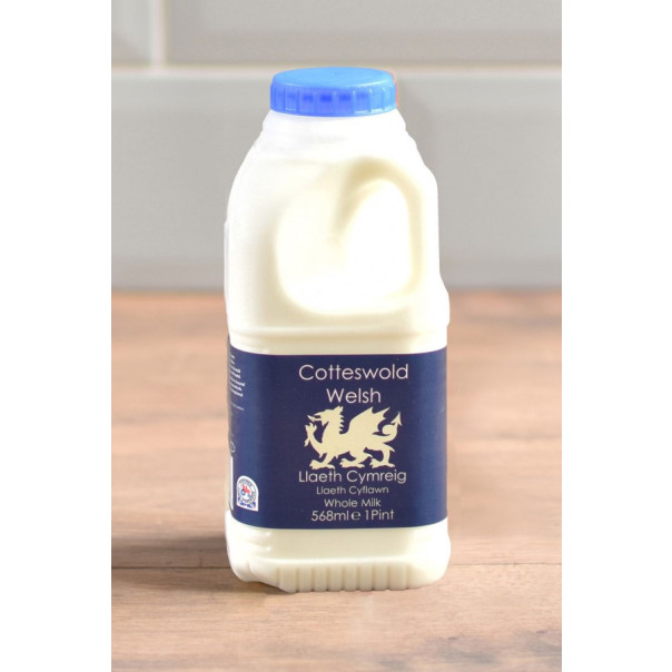 Blas ar Fwyd Website - Cotteswolds Welsh Whole Milk, 568ml