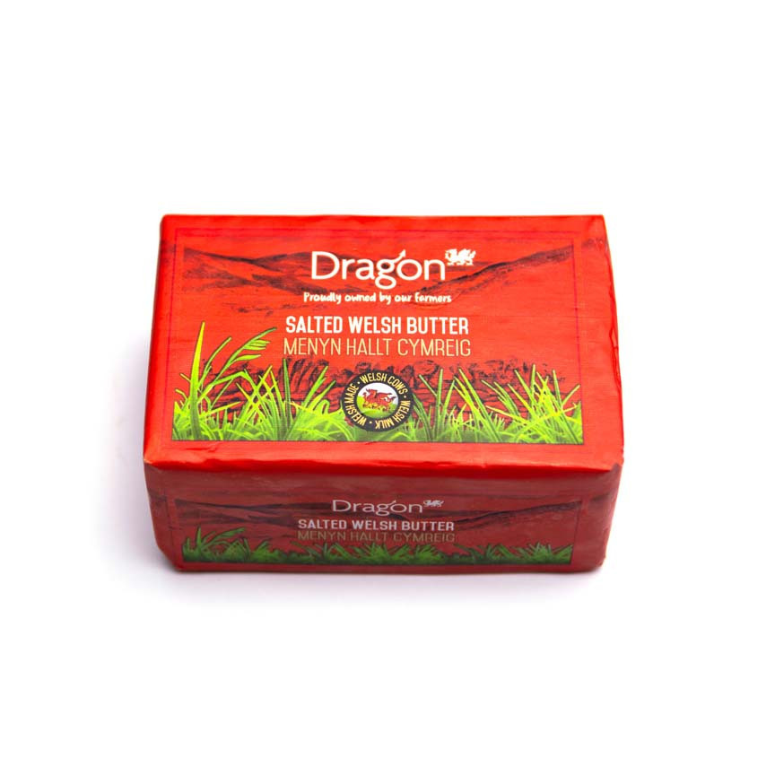 Blas ar Fwyd Website - Dragon Welsh Butter, 250g Block