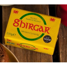 Blas ar Fwyd Website - Shirgar, Salted Welsh Butter, 250g Block