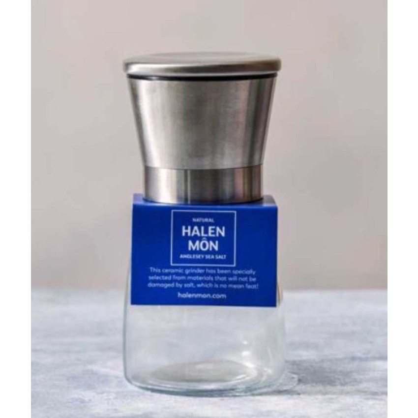 Blas ar Fwyd Website - Halen Mon Branded Steel Salt/Pepper Grinder