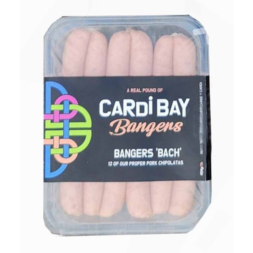 Blas ar Fwyd Website - Cardi Bay Bangers, Bangers Bach, 460g, 12 sausages