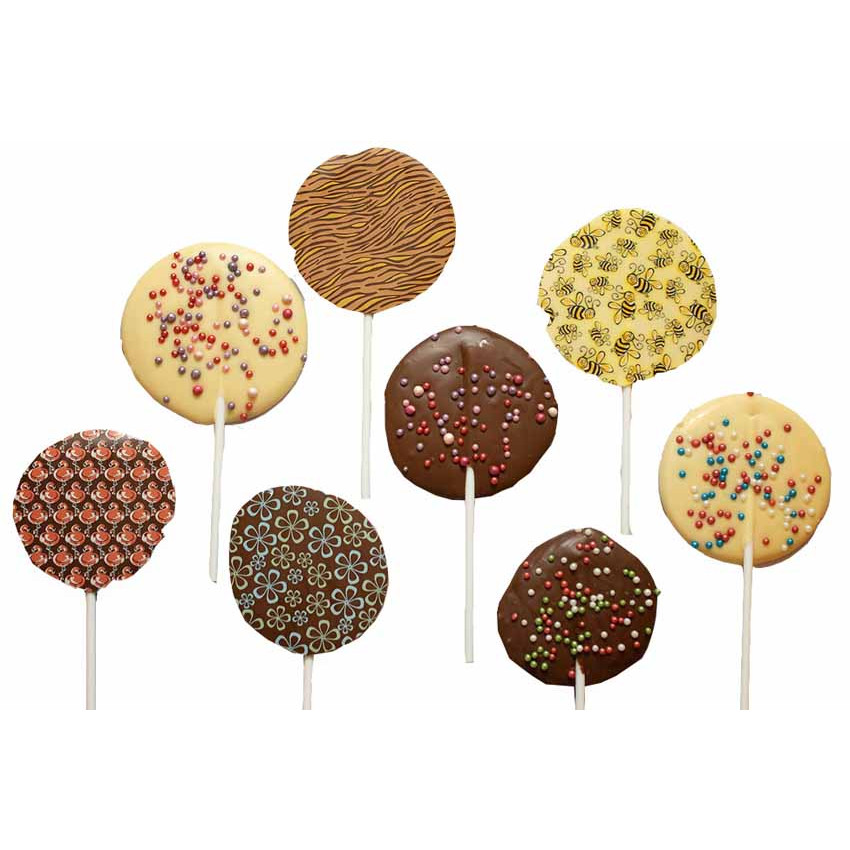 Blas ar Fwyd Website - Sarah Bunton, Chocolate Lollipops, 24 x 40g