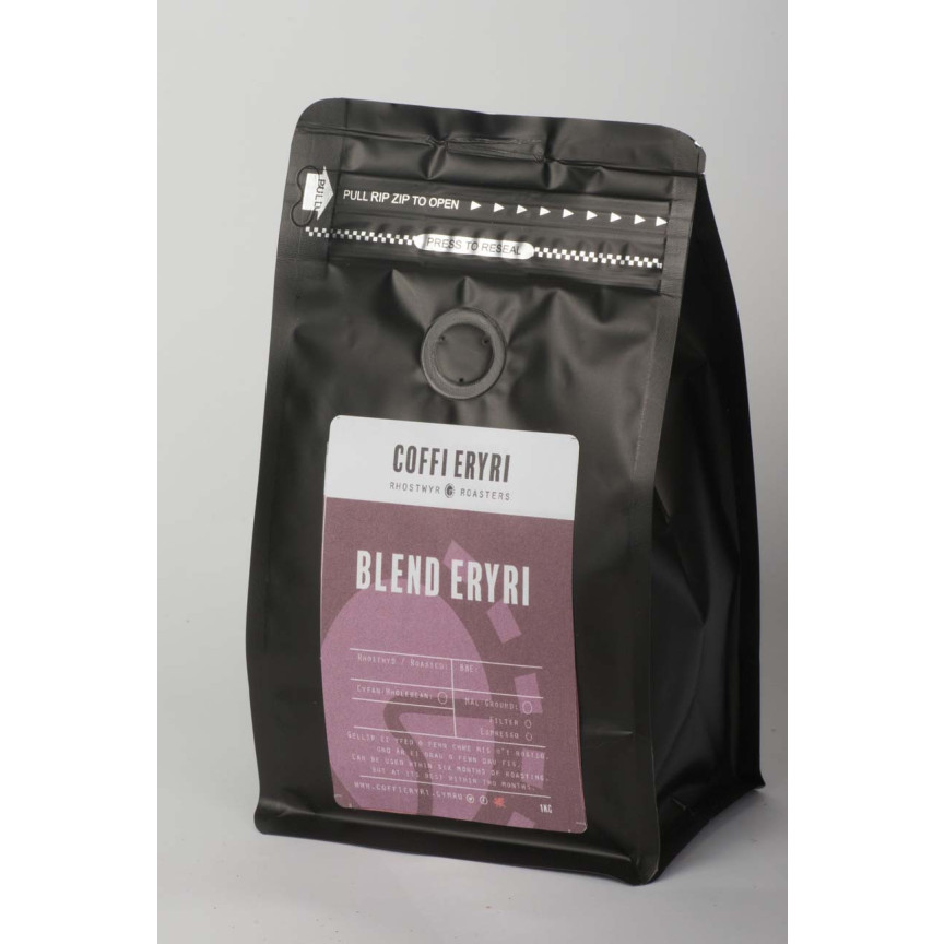 Blas ar Fwyd Website - Coffi Eryri Blend Eryri, 225g Beans