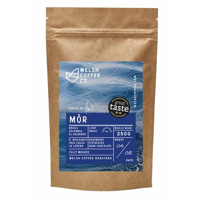Blas ar Fwyd Website - Welsh Coffee Mor Whole Bean 250g