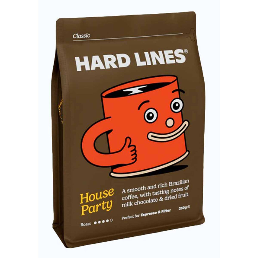 Blas ar Fwyd Website - Hard Lines Coffee, House Party - Brazil, 250g