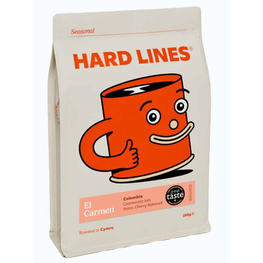 Blas ar Fwyd Website - Hard Lines Coffee, Colombia - El Carmen, 250g