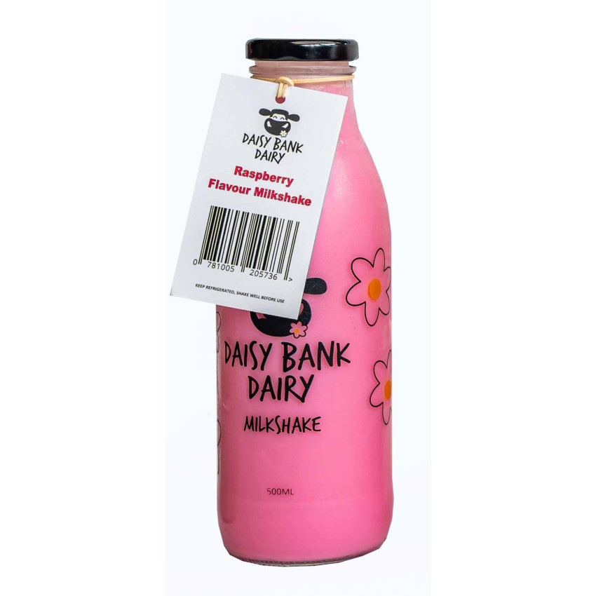 Blas ar Fwyd Website - Daisy Bank Dairy, Raspberry Milk Shake, N, 500ml ...